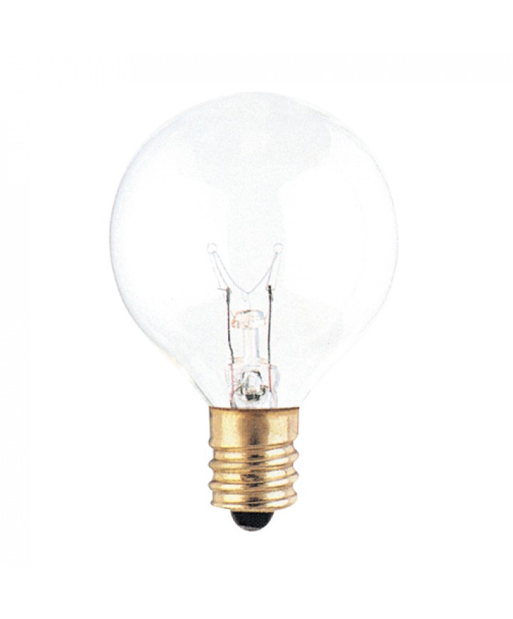 Bulbrite 301040 | 40G12CL 40 Watt Incandescent G12 Globe, Candelabra ...