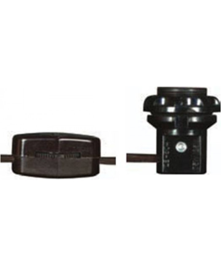 Satco 80/1693 Satco Phenolic Threaded Candelabra Socket with Leads / Ring