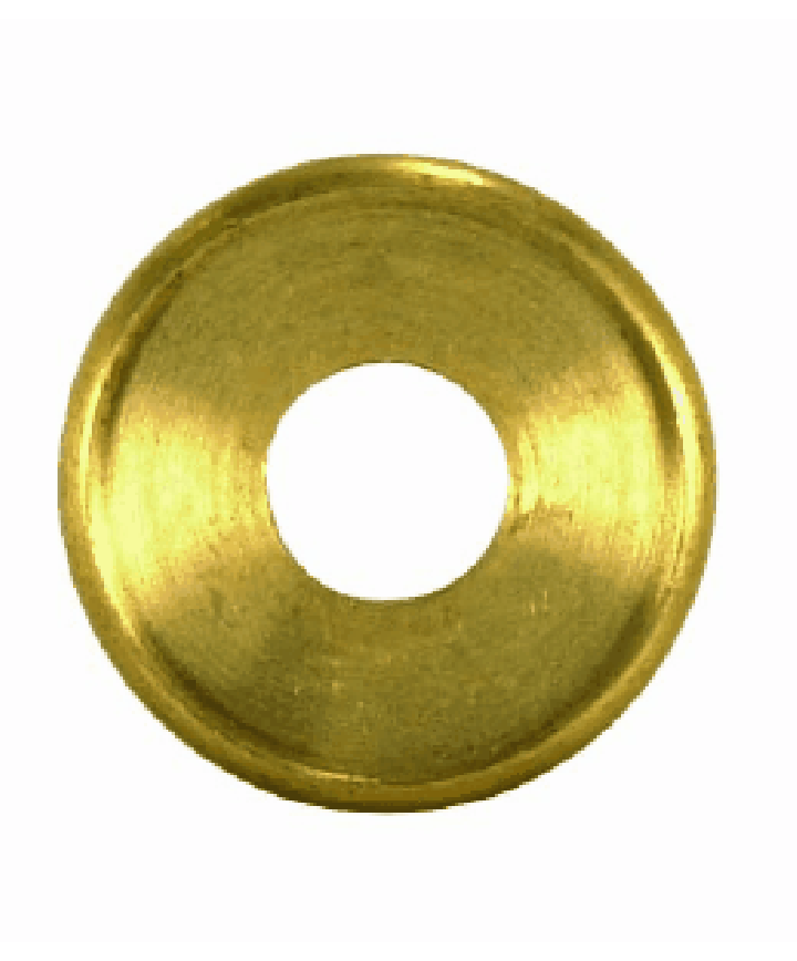 Satco 90/1597 Satco 90-1597 1 inch Unfinished Turned Brass Check Ring