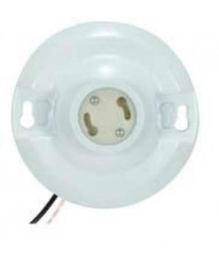 Satco 90/2469 Satco GU24 Fluorescent Phenolic Keyless Light Fixture w ...