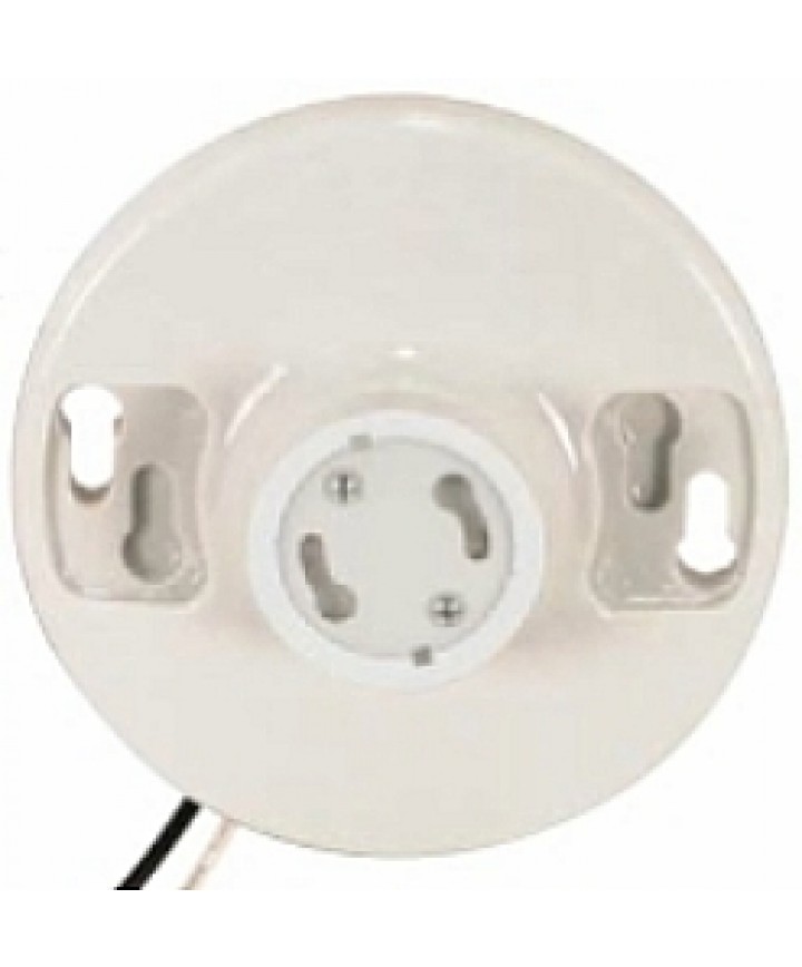 Satco 90/2580 Satco 75W-250V Keyless White Porcelain GU24 Ceiling ...