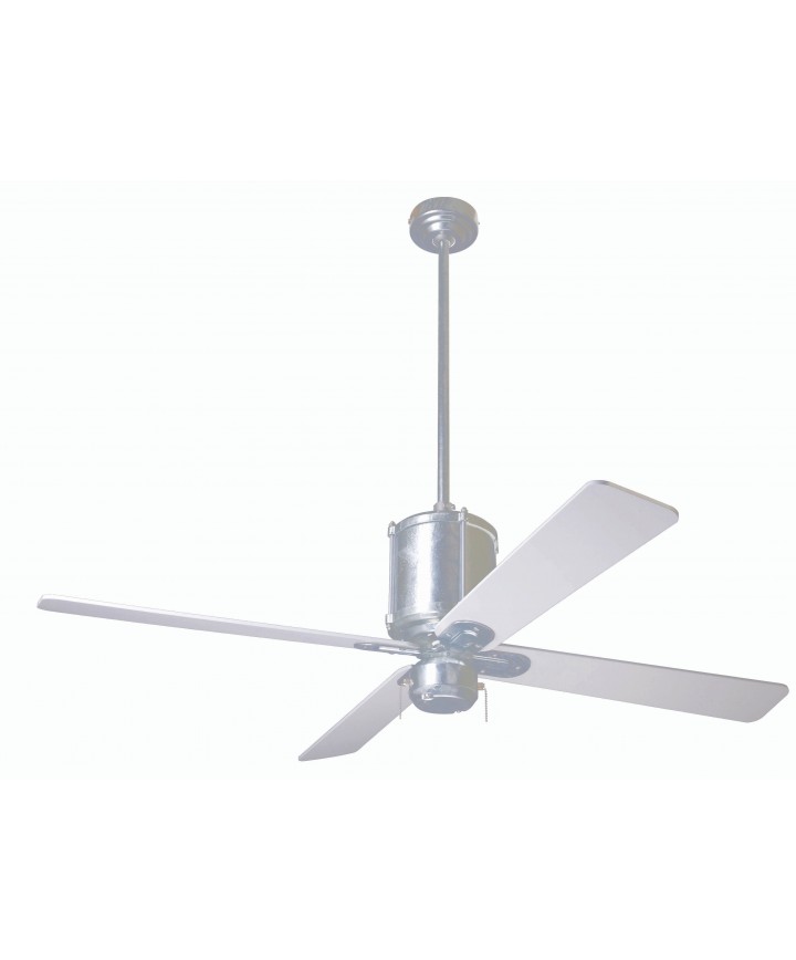 Modern Fan Company IND-GV-42-WH-NL-001 Industry Galvanized Ceiling Fan