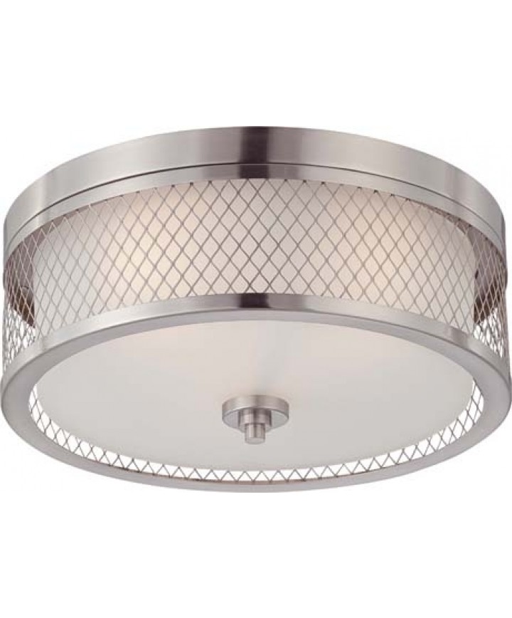 Nuvo Lighting 60/4691 Nuvo Fusion Collection 3-Light Dome Flush Mount ...