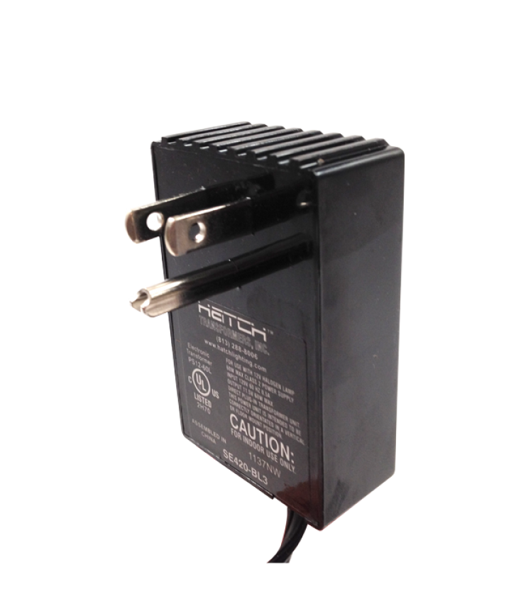 Hatch PS12-60LBNW 60 Watt Electronic Low Voltage Plug-In Transformer ...