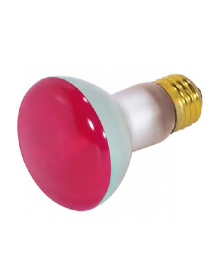 Satco S3200 Satco 50R20/R 50 Watt 130 Volt R20 Medium Base Red ...