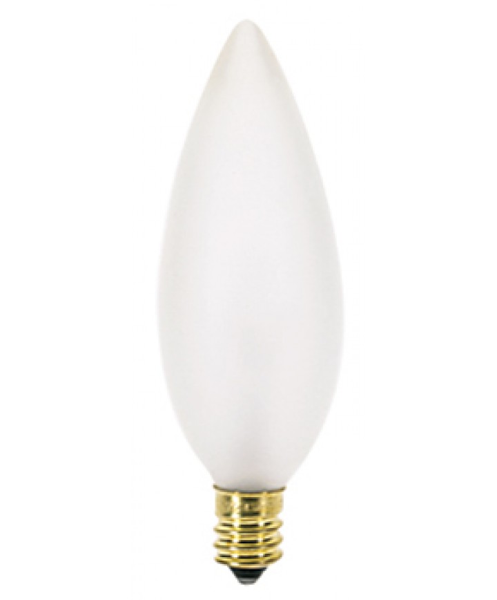 Satco A3685 Satco 25B9.5/F 25 Watt 130 Volt B9.5 Candelabra Base ... Satco A3685 Satco 25B9.5/F 25 Watt 130 Volt B9.5 Candelabra Base ...