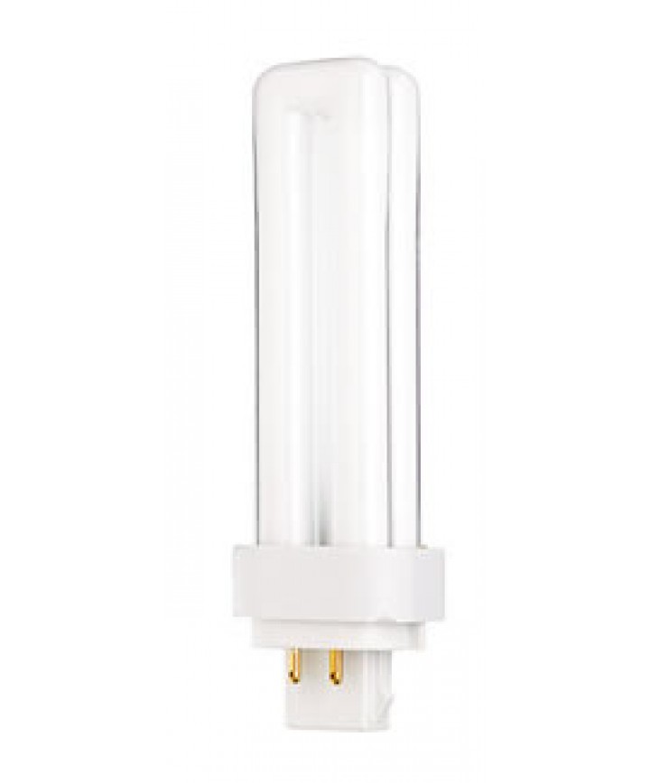 Satco S8335 Satco CFD18W/4P/835/ENV 18 Watt T4 G24q-2 4 Pin Base Quad Tube 3500K 10,000 Hour ...