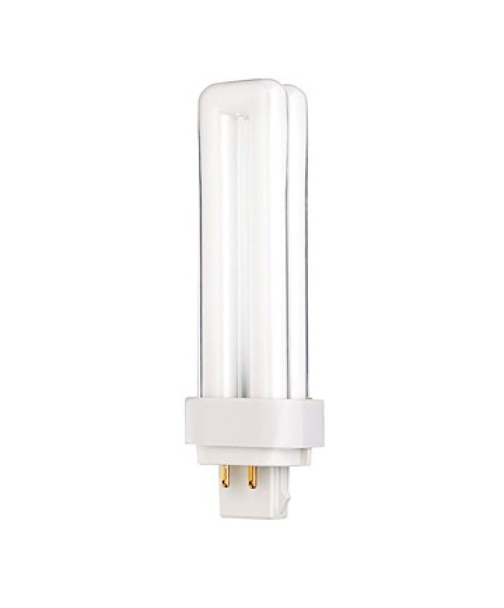 Satco S8331 Satco CFD13W/4P/835/ENV 13 Watt T4 G24q-1 4 Pin Base Quad Tube 3500K 10,000 Hour ...