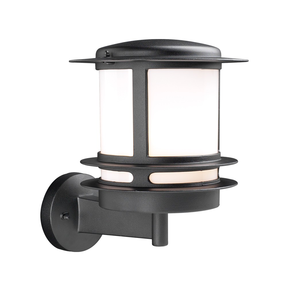 PLC Lighting 1894 BK 1 Light Outdoor Fixture Tusk Collection