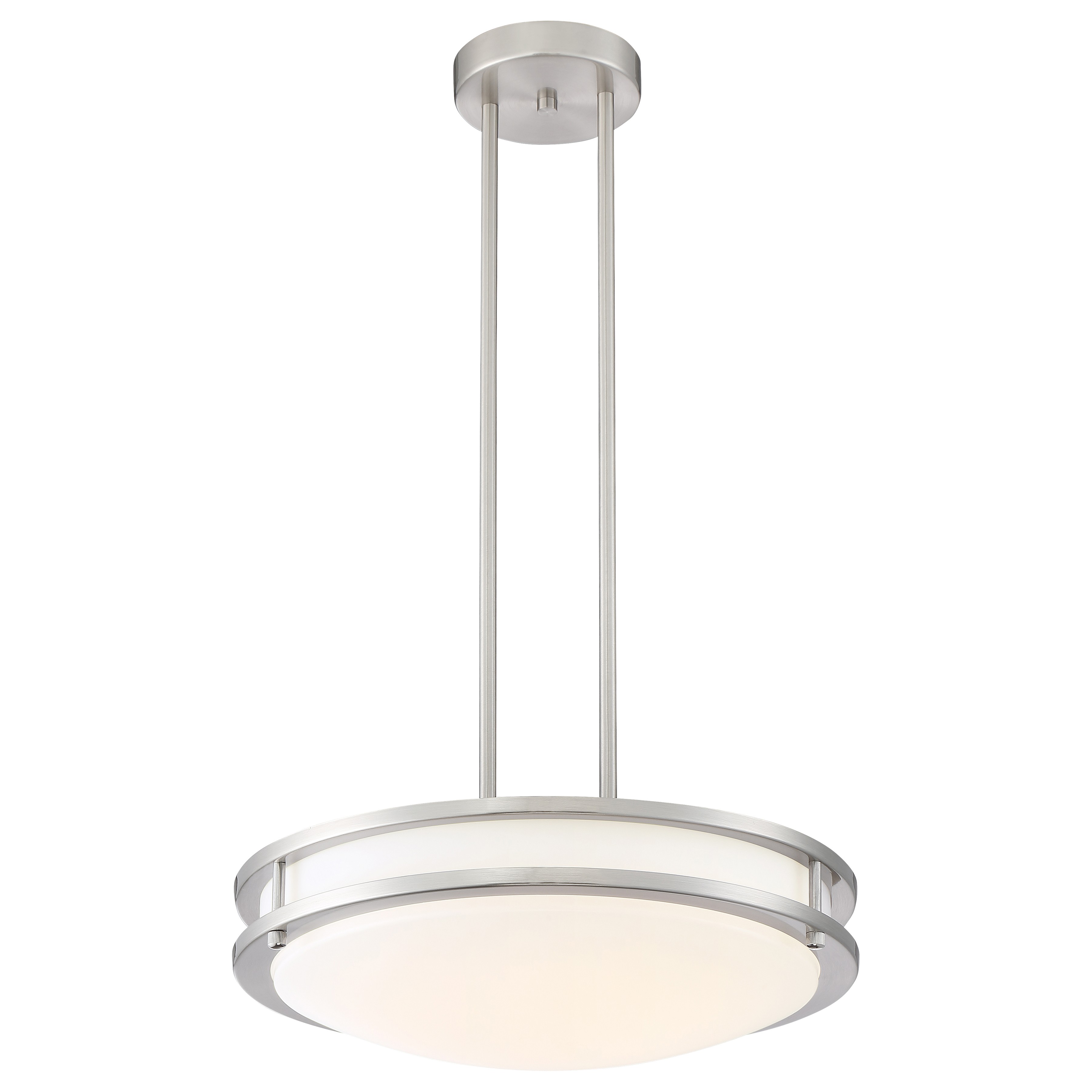 Access Lighting 20469LEDD-BS/ACR Solero Dimmable LED Semi-Flush or