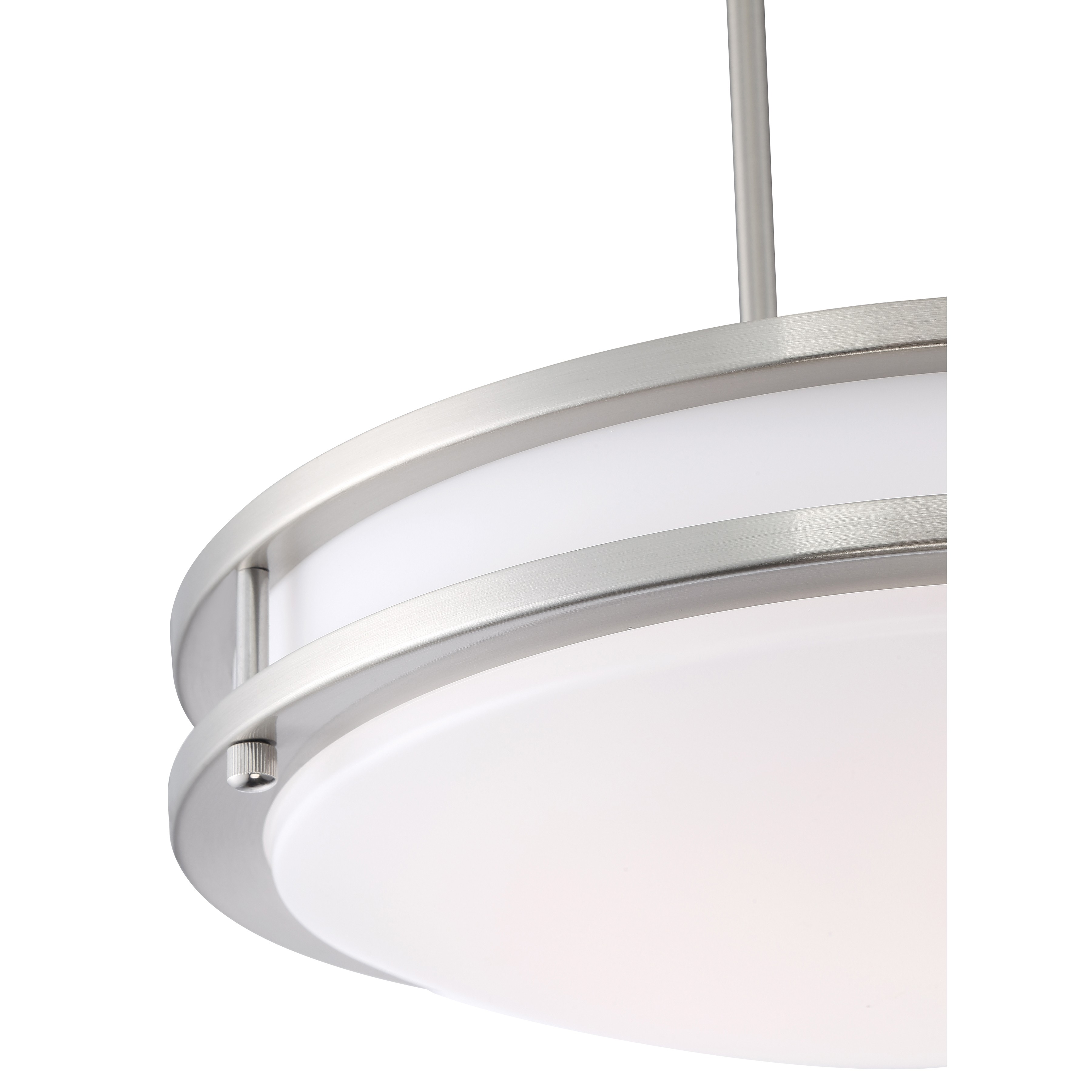 Access Lighting 20469LEDD-BS/ACR Solero Dimmable LED Semi-Flush or