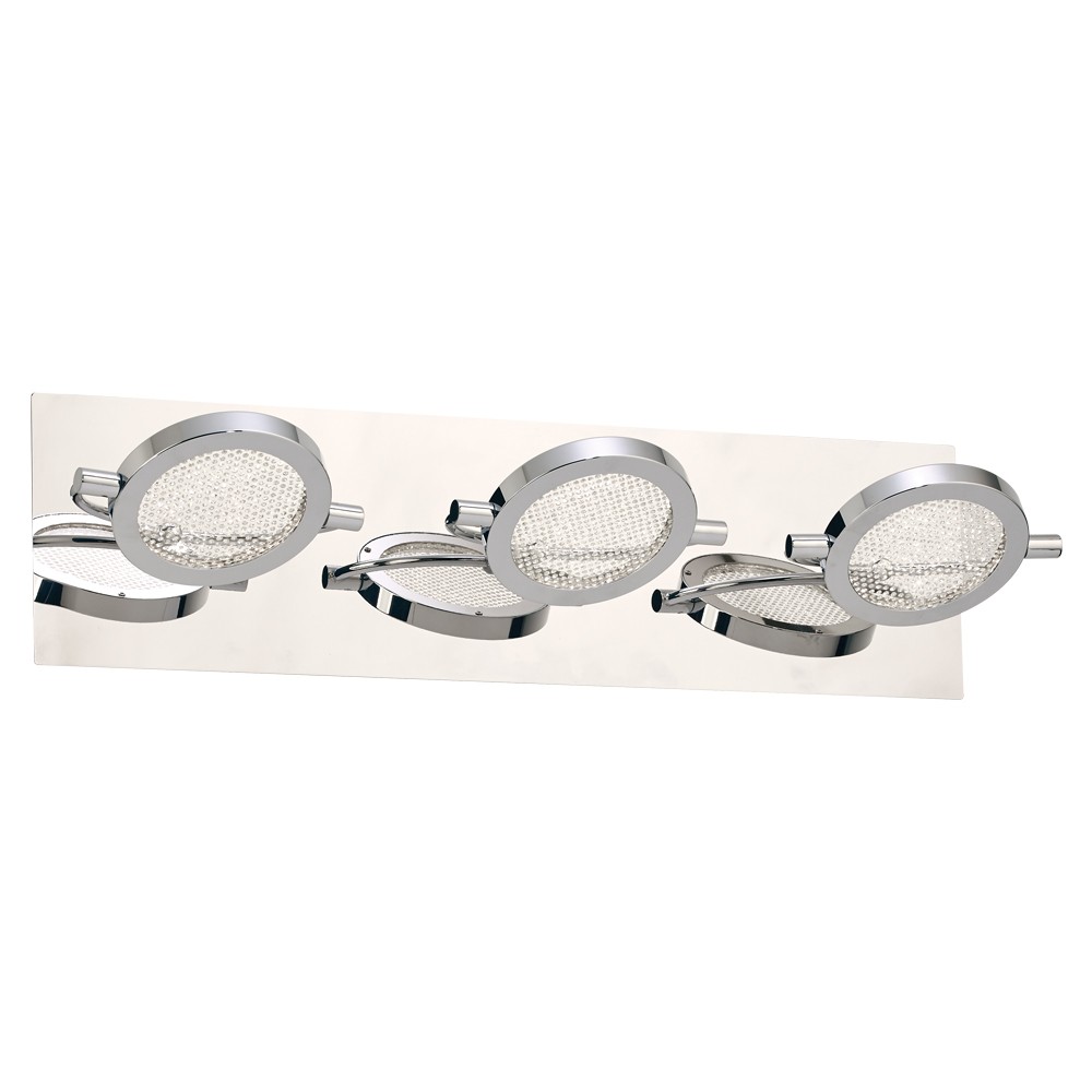PLC Lighting 40003PC Ariella Led 3-Lite Ceiling/Wall