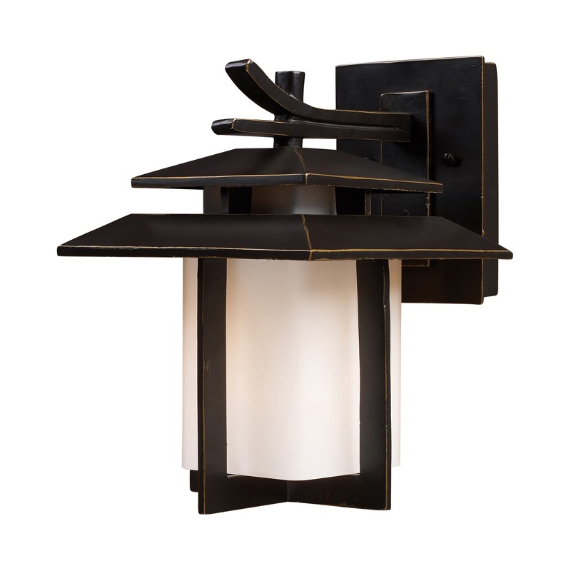 ELK Lighting 42170/1 Kanso 1 Light Outdoor Sconce in Hazelnut Bronze