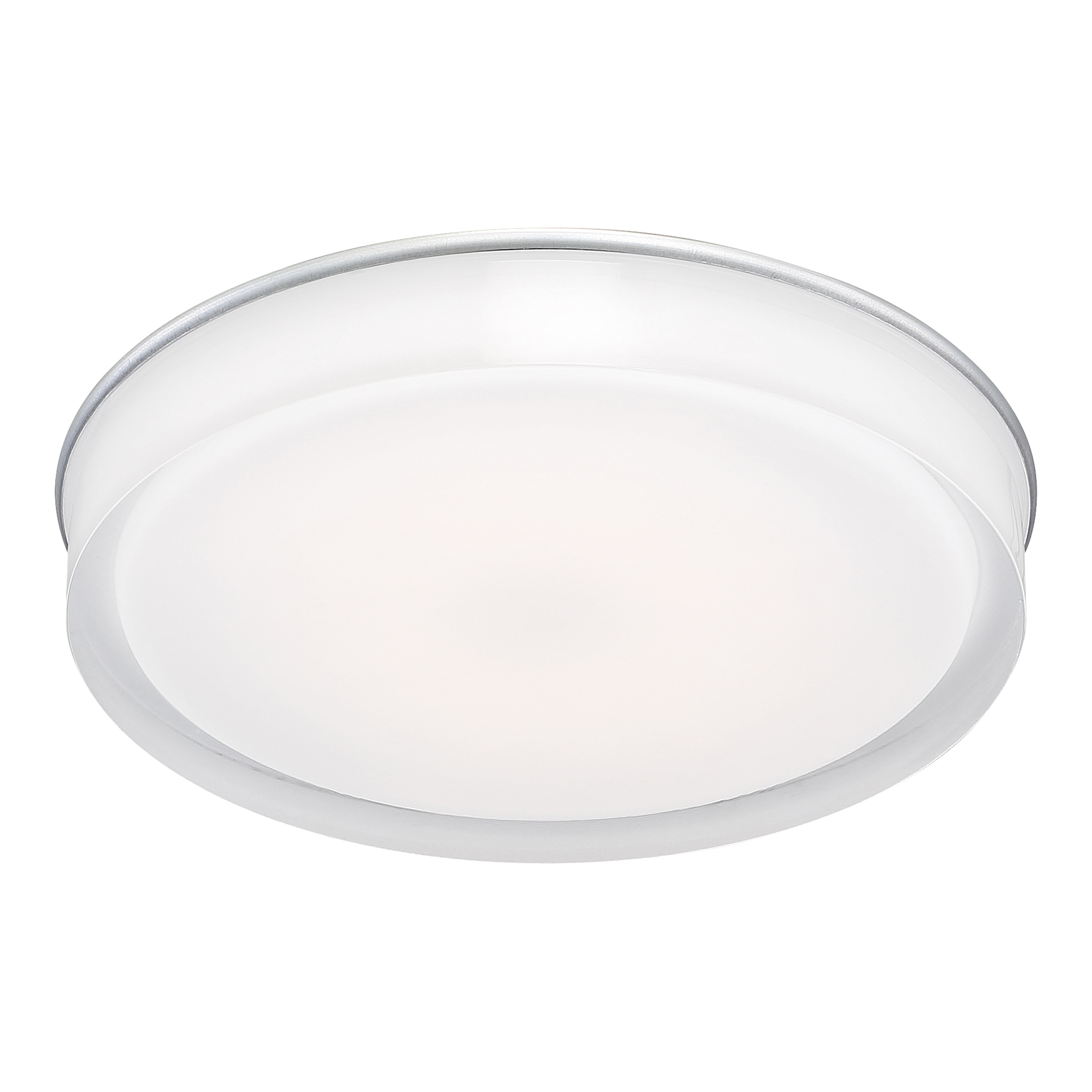 Access Lighting 50039LEDD-FST/CLR Illumi Dimmable LED Glass Flush