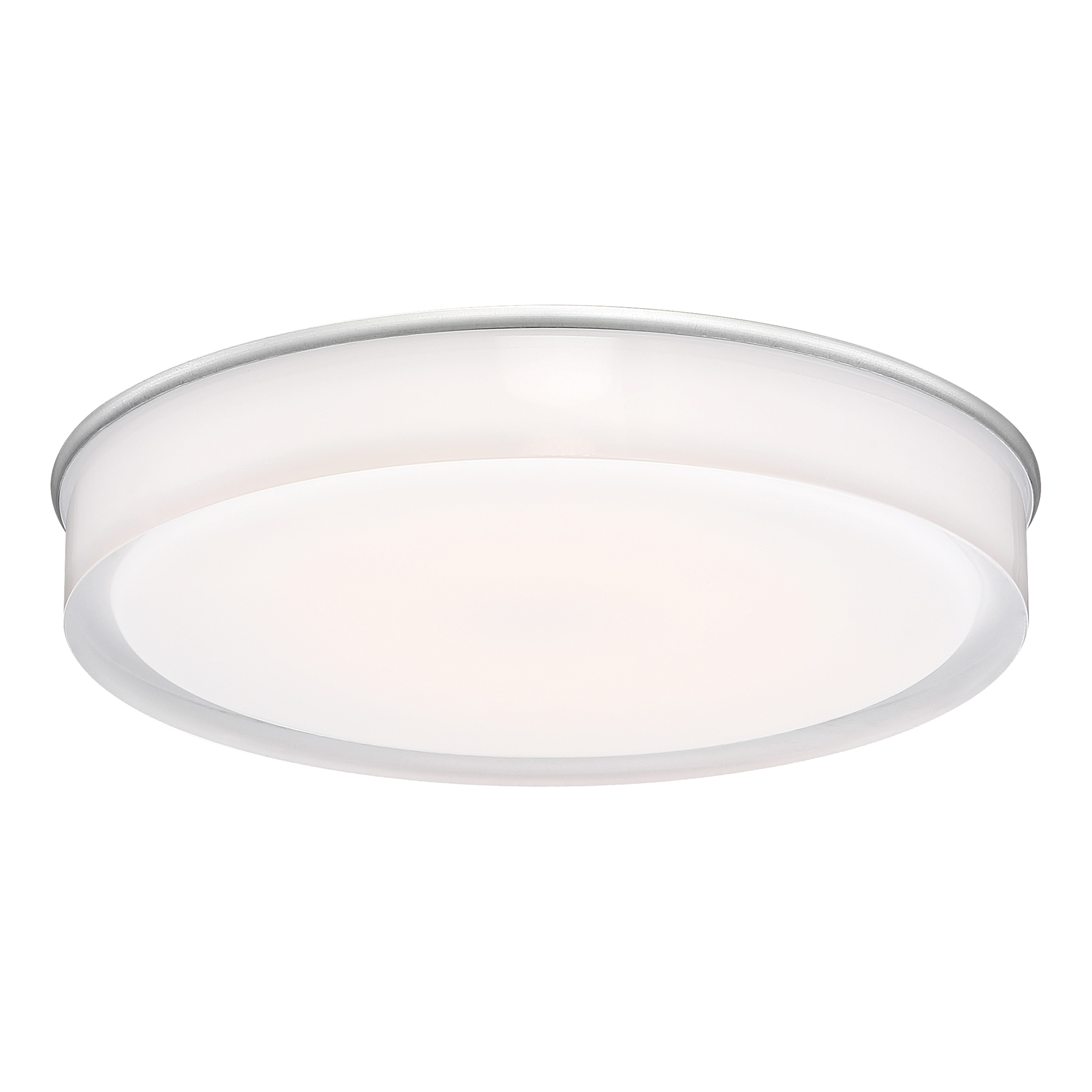 Access Lighting 50039LEDD-FST/CLR Illumi Dimmable LED Glass Flush