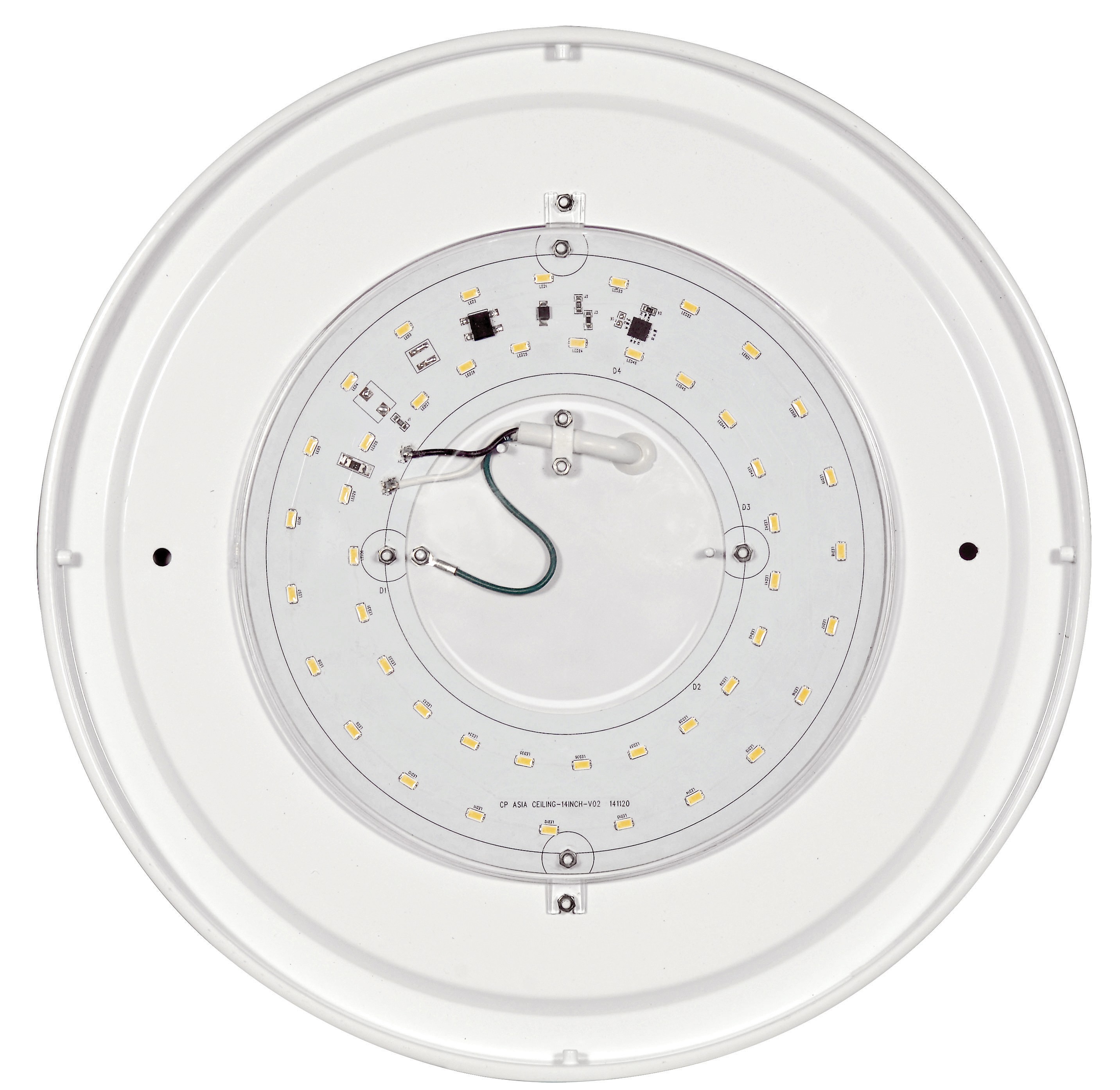 Nuvo Lighting 62/795 11" Flush Mounted LED Light Fixture White Finish