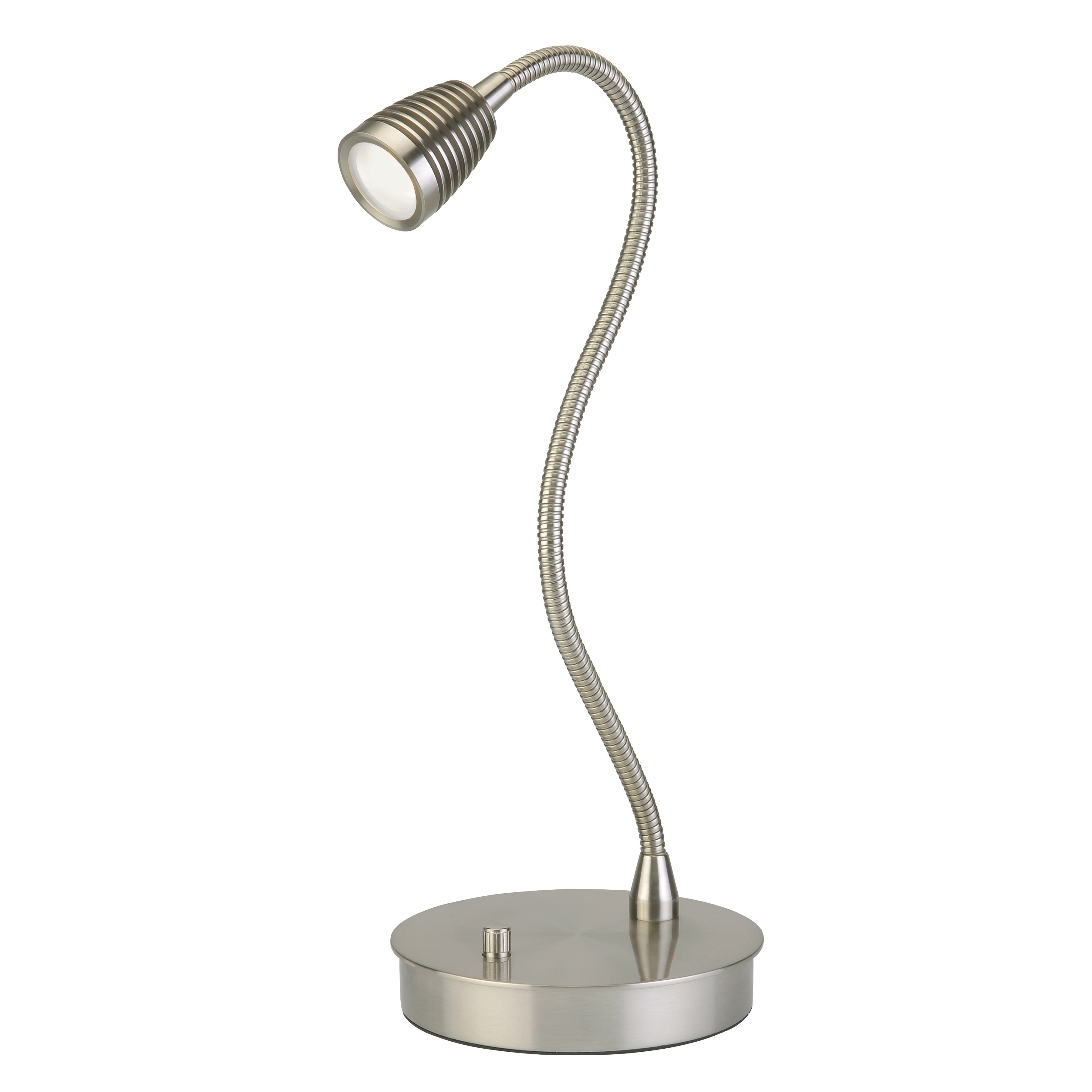 Access Lighting 72001LEDD-BS TaskWerx Flex Gooseneck LED Table Lamp