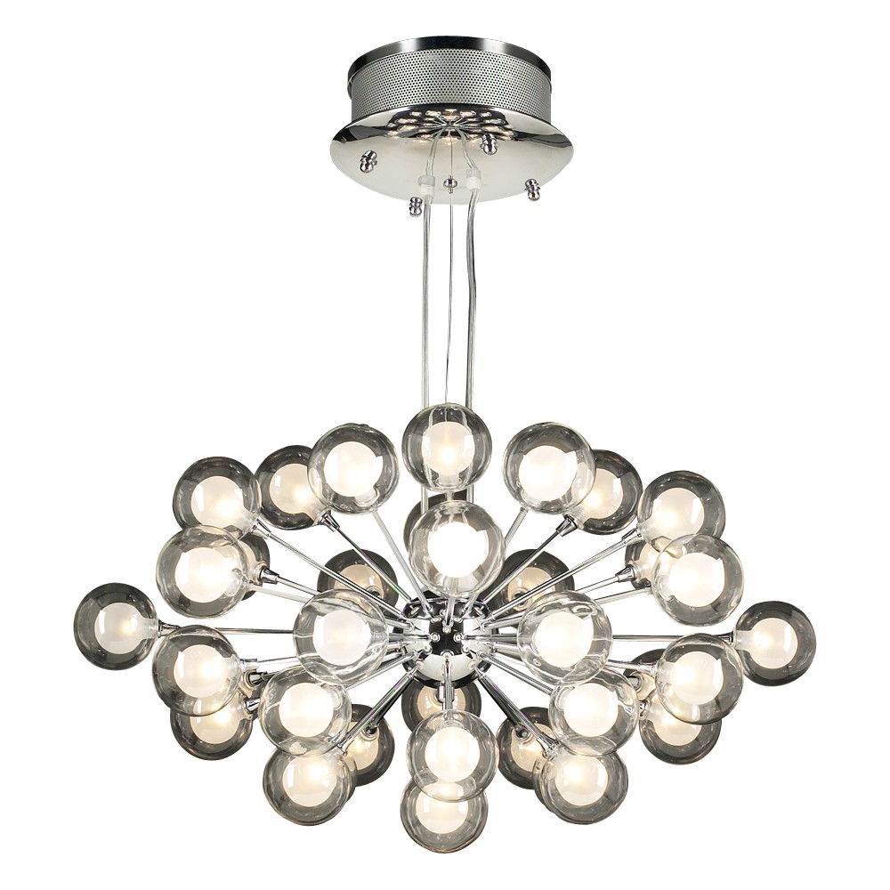 PLC Lighting 72108 PC 37 Light Chandelier Coupe Collection
