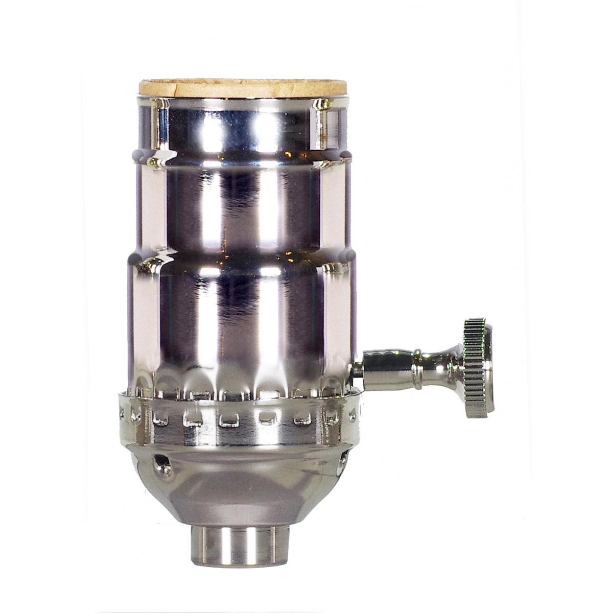 Satco 80/1025 3 Piece Stamped Solid Brass Polished Nickel 3 Way (2 ...