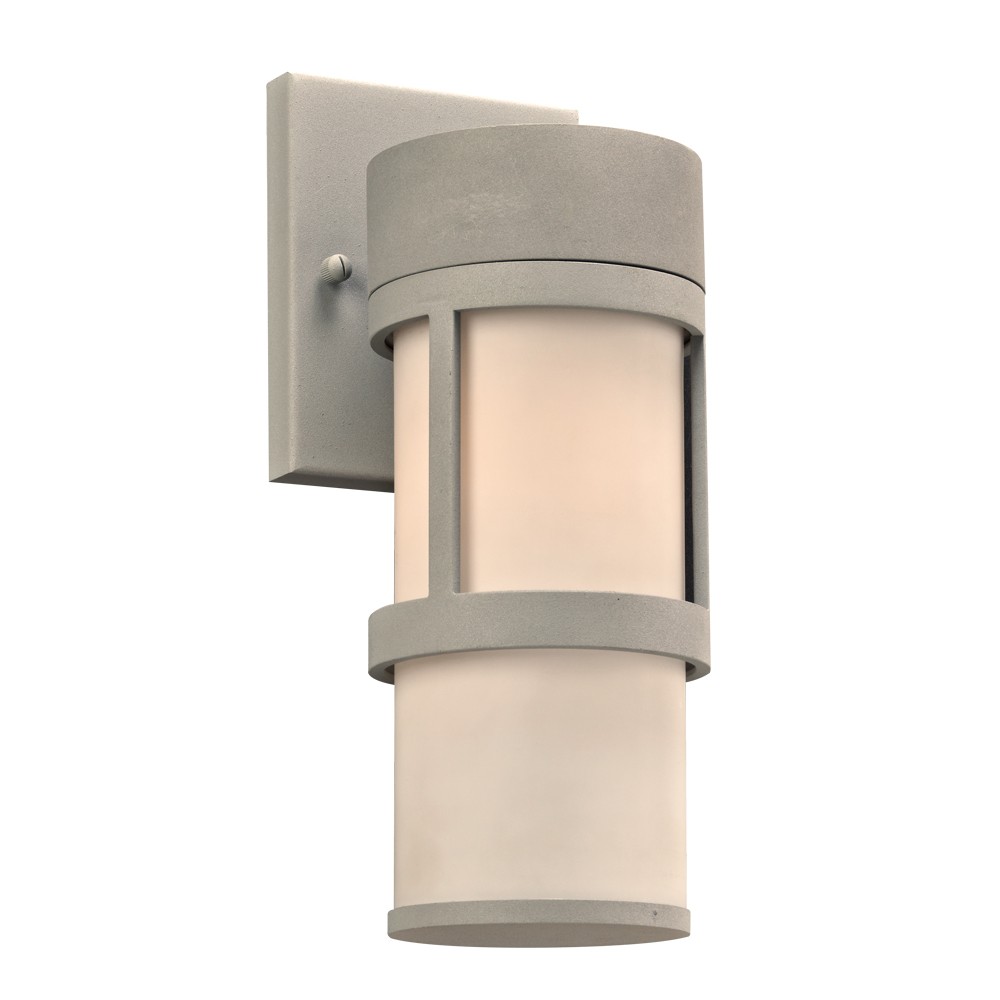 PLC Lighting 8047SL126GU24 1 Light Outdoor Fixture Qubert Collection