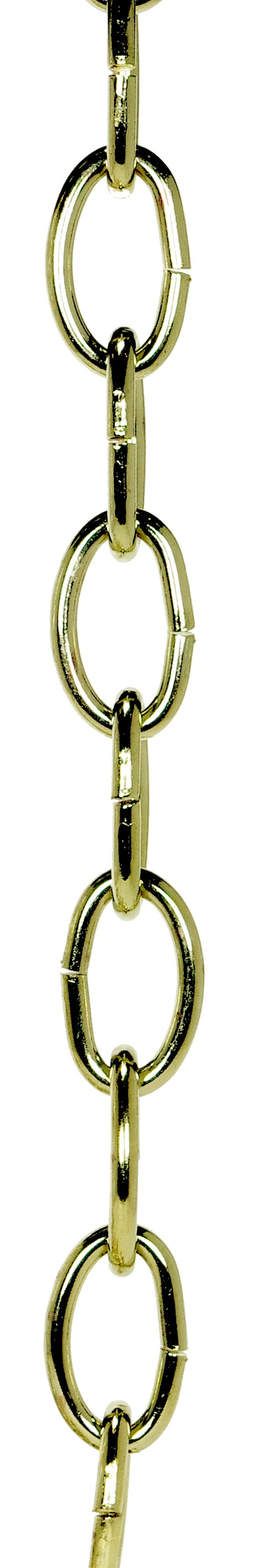 Satco 90/081 Satco 90-081 Antique Brass Finish 4 Gauge Chain