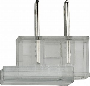Satco 90/2244 Satco 90-2244 8A-125V Silver Slide Plug Polarized