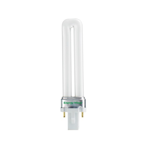 Bulbrite 524027 | CF7S841 7 Watt Compact Fluorescent T4 Twin Tube, 2 ...
