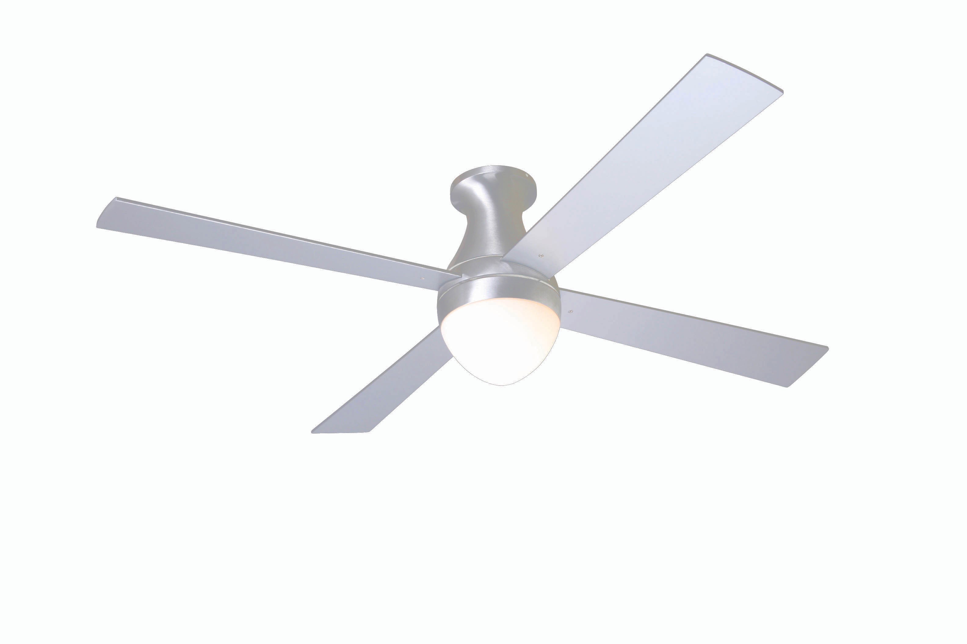 Modern Fan Company BAL-HUG-BA-42-AL-651-001 Ball Hugger Brushed ...