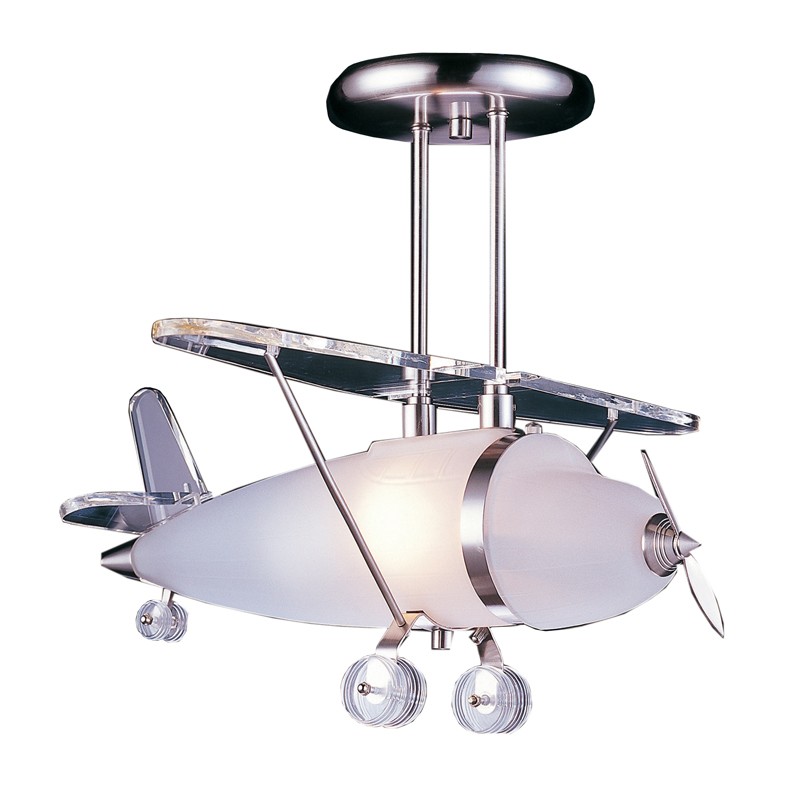 ELK Lighting 5051/1 - Prop Plane - Novelty Collection - Satin Nickel ...