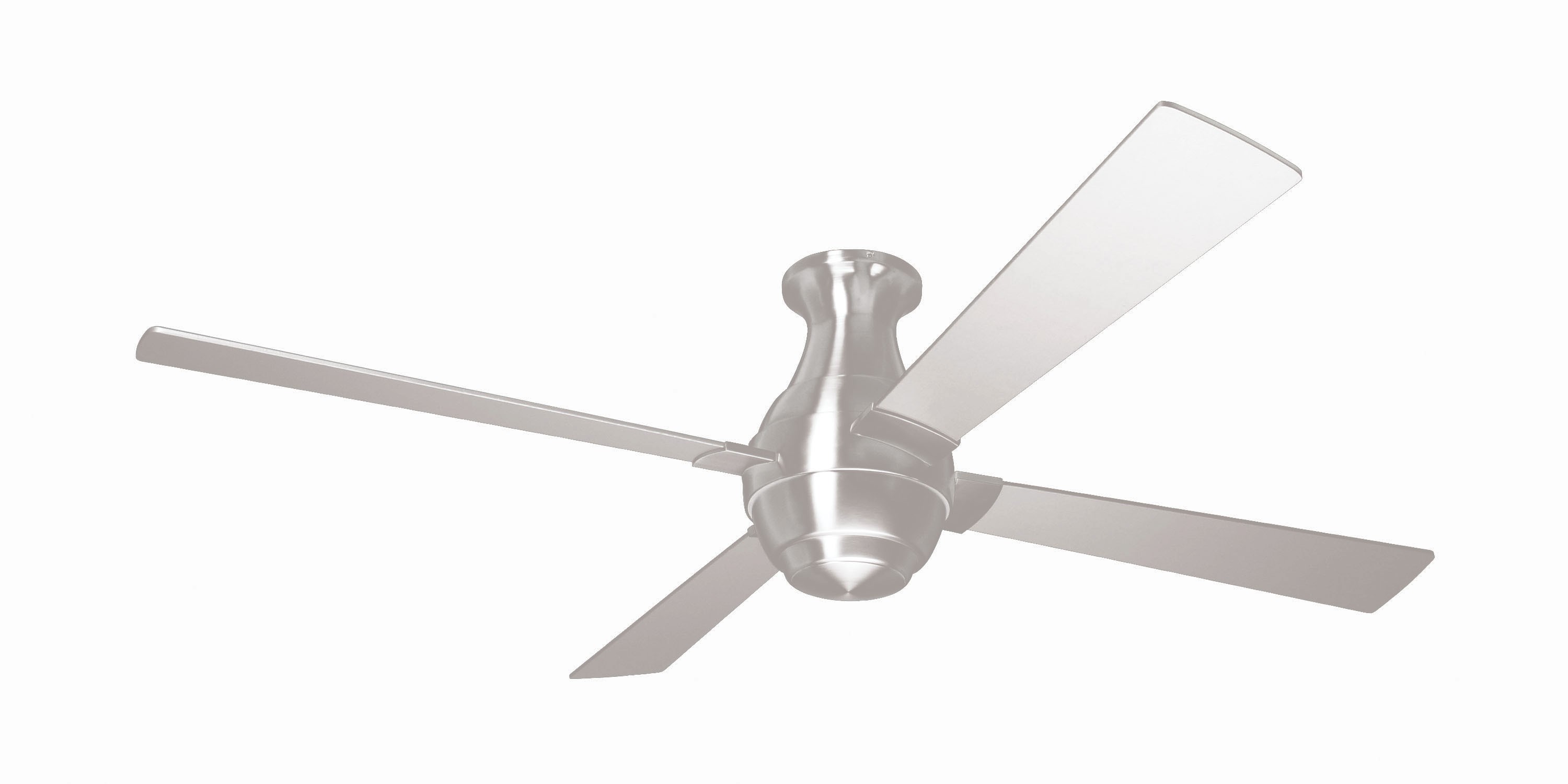 Modern Fan Company GUS-HUG-BN-46-NK-NL-005 Gusto Hugger Bright Nickel ...