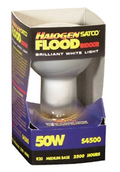 Satco S4500 Satco 50R20/FL/HAL 50 Watt R20 120 Volt E26 Medium Base ...