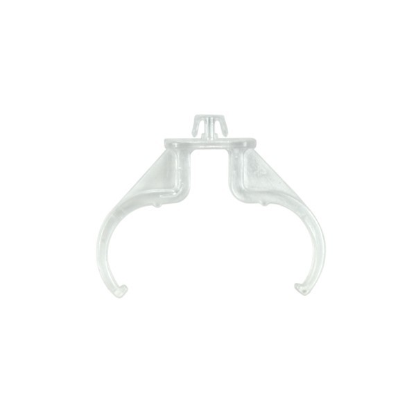 Satco 80/1604 Clear Horizontal Lamp Support Clip UV for 2G11 CFL