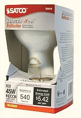 Satco S4514 45R20/FL/HAL/120V R20 45W E26 Medium Base 70 Deg. Light Bulb