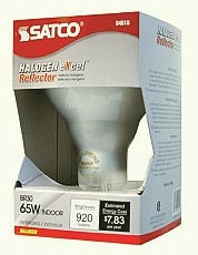 Satco S4515 65BR30/FL/HAL/120V Satco 65-Watt BR30 120-Volt Frosted E26 ...