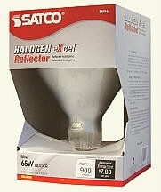 Satco S4416 65BR40/FL/HAL/130V 65W BR40 E26 Medium Base Halogen Bulbd ...