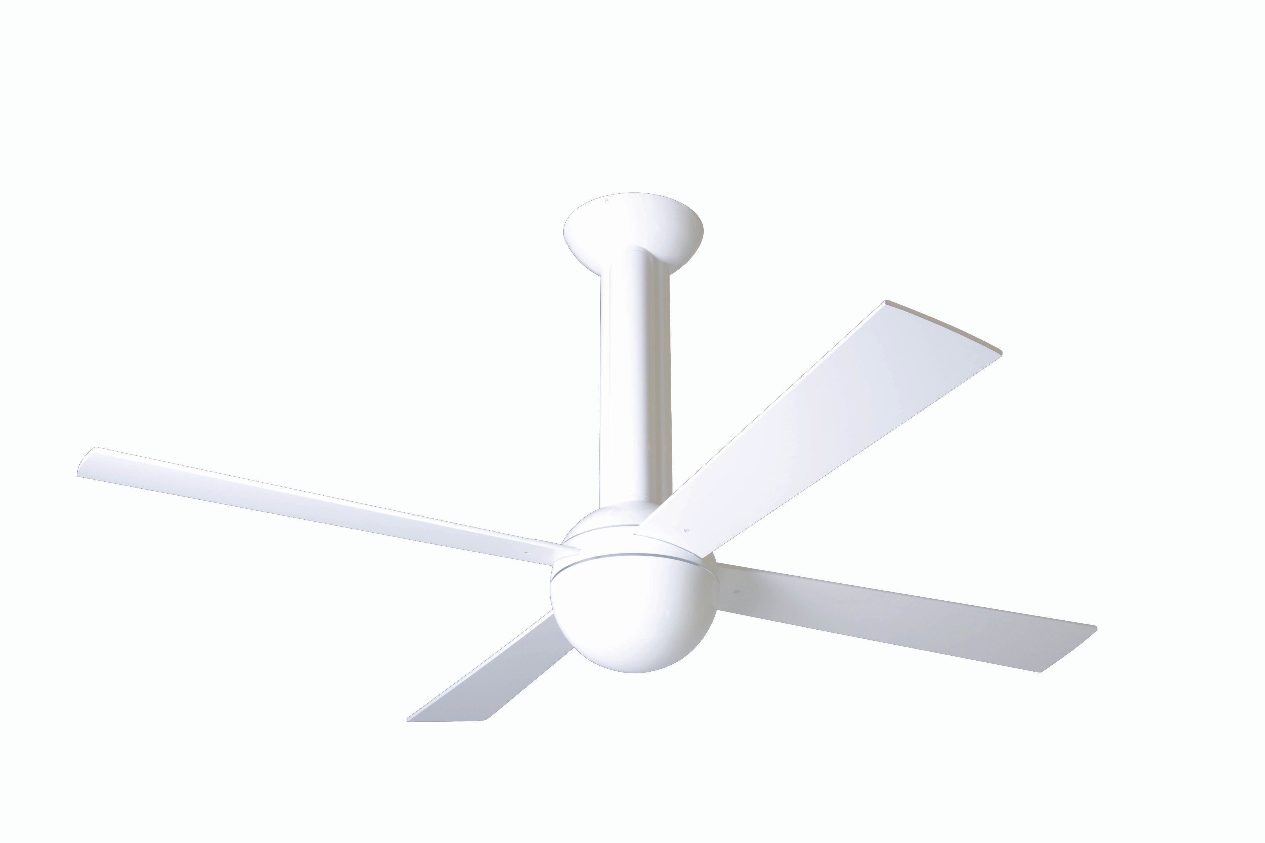Modern Fan Company STR-GW-52-WH-NL-002 Stratos Gloss White Ceiling Fan