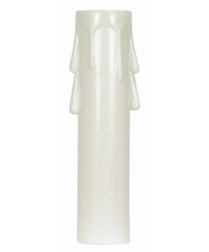 Satco 90/1259 Satco 90-1259 3-1/2" Ivory Plastic Drip Candelabra Candle ...