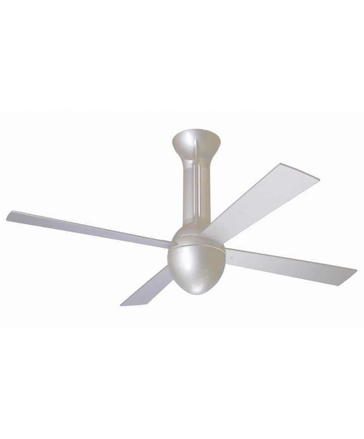 Modern Fan Company ECL-GN-52-WH-NL-003 Eclipse Gloss Nickel Ceiling Fan
