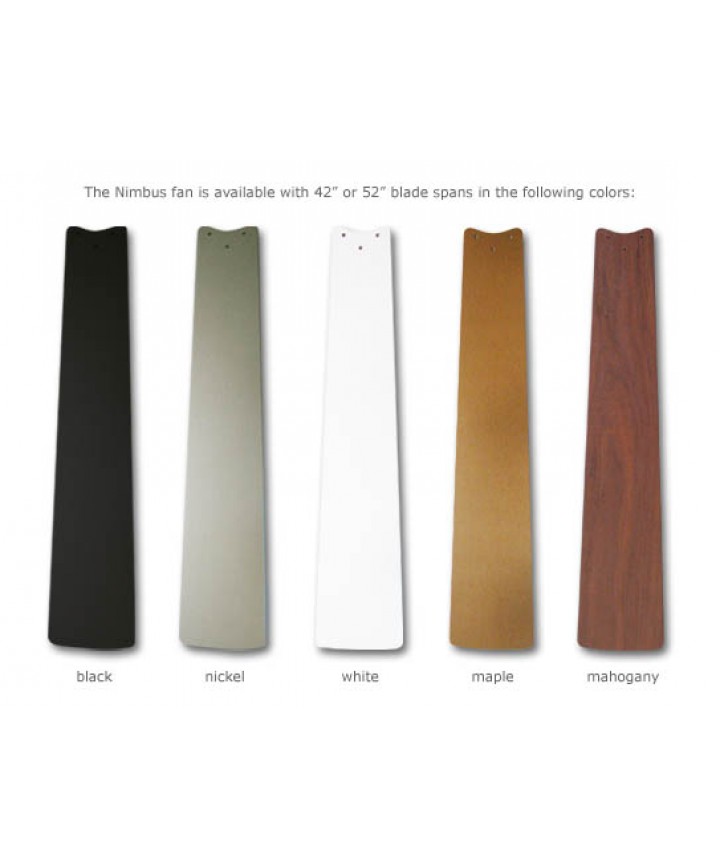 Modern Fan Company NIM-DB-52-BK-IN-002 Nimbus Dark Bronze Ceiling Fan