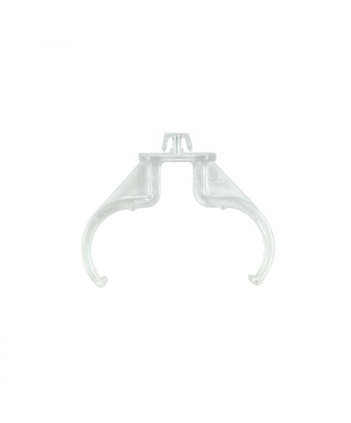 Satco 80/1604 Clear Horizontal Lamp Support Clip UV for 2G11 CFL
