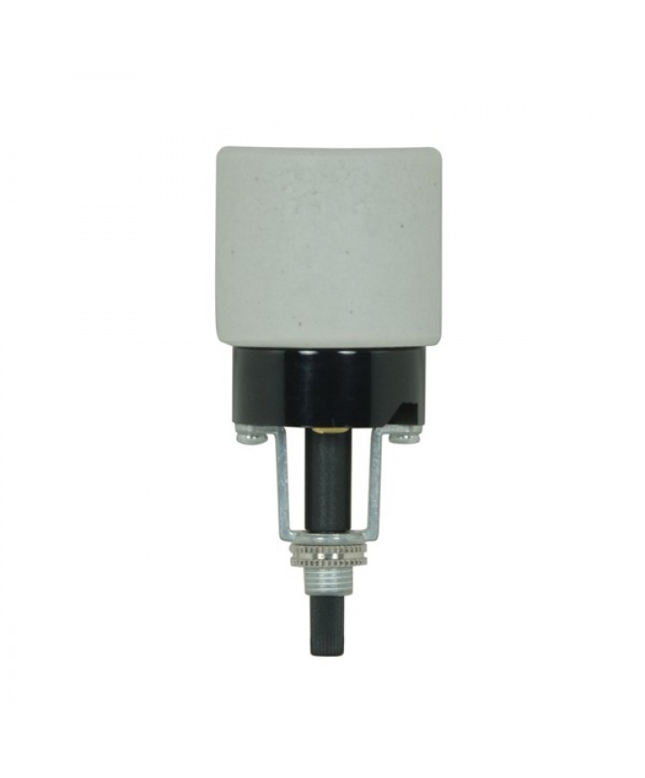 Satco 80/1755 Satco Bottom Turn Knob Socket Phenolic & Porcelain Shell