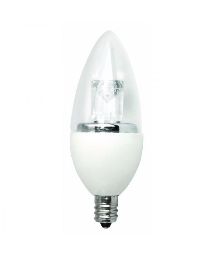 TCP LED4E12B1127K TCP 4-Watt E12 120-Volt Clear Blunt Tip Candelabra ...